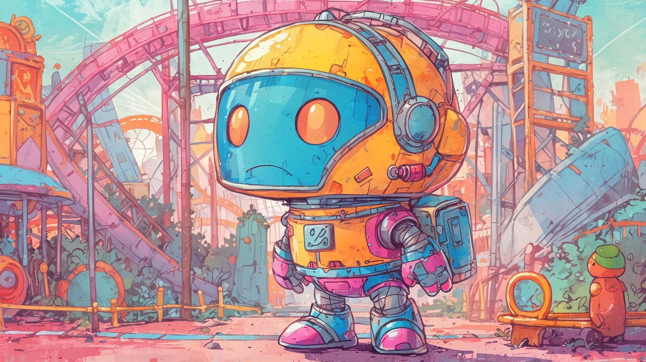 Robot Marcel i Tajemniczy Park Rozrywki - Agresja do rodziców | Audiobajka